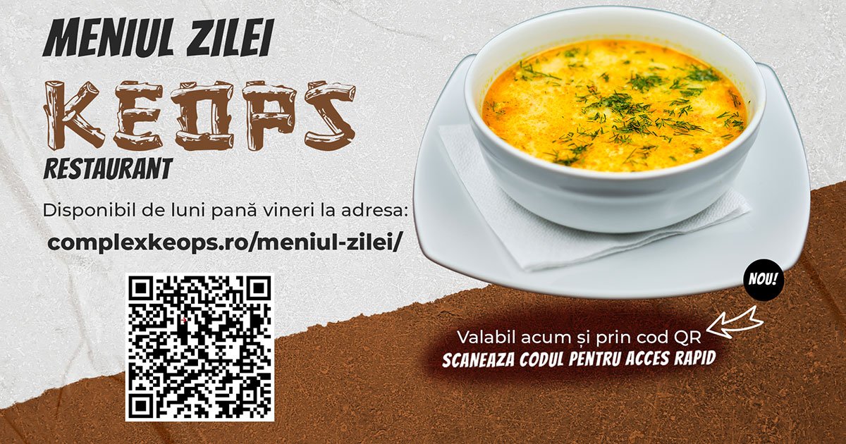 Meniul Zilei in Petrosani | Livrare Restaurant Keops
